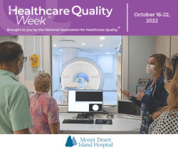 Healthcare Quality Week Oct. 16-22 - MDI Hospital
