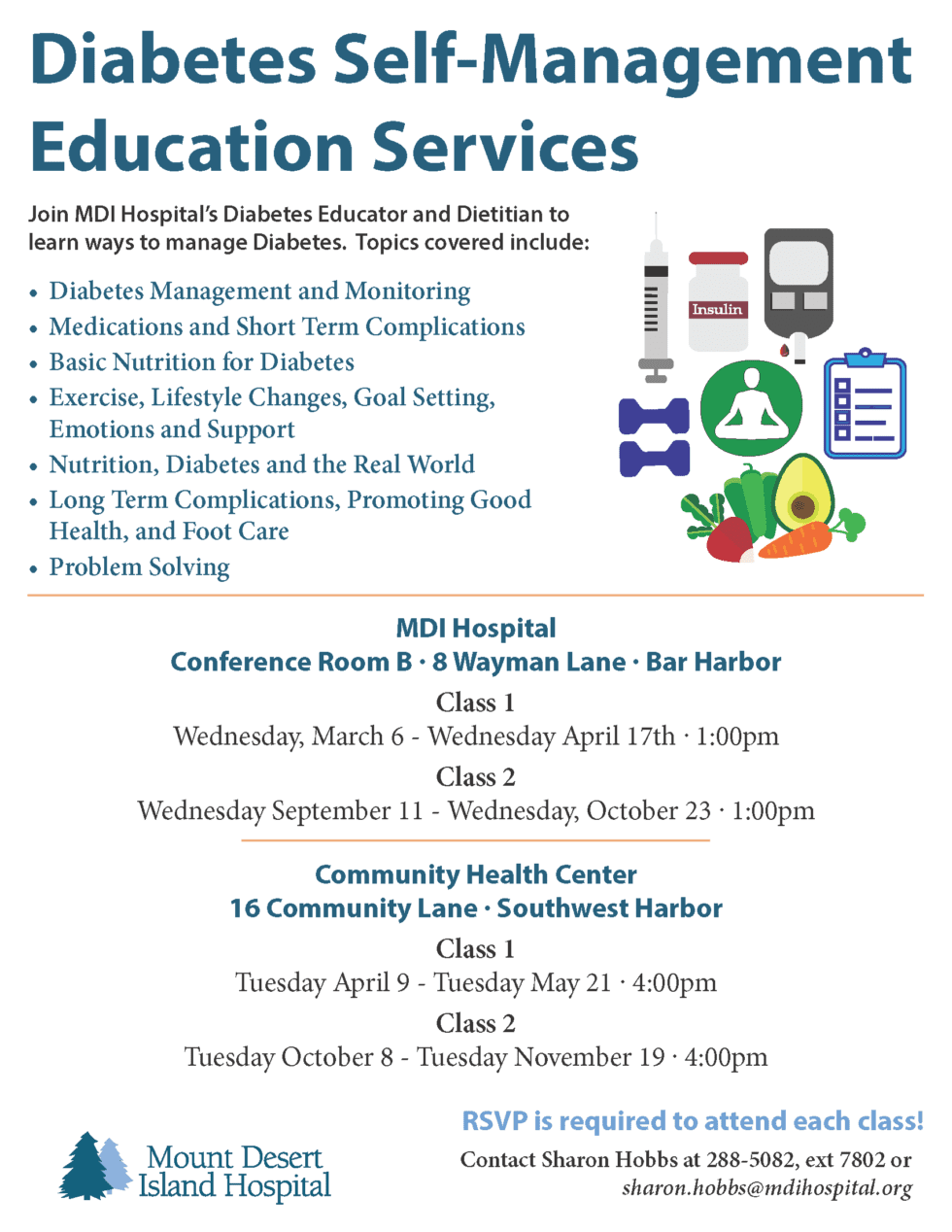 Diabetes Self-Management Education Services - MDI Hospital